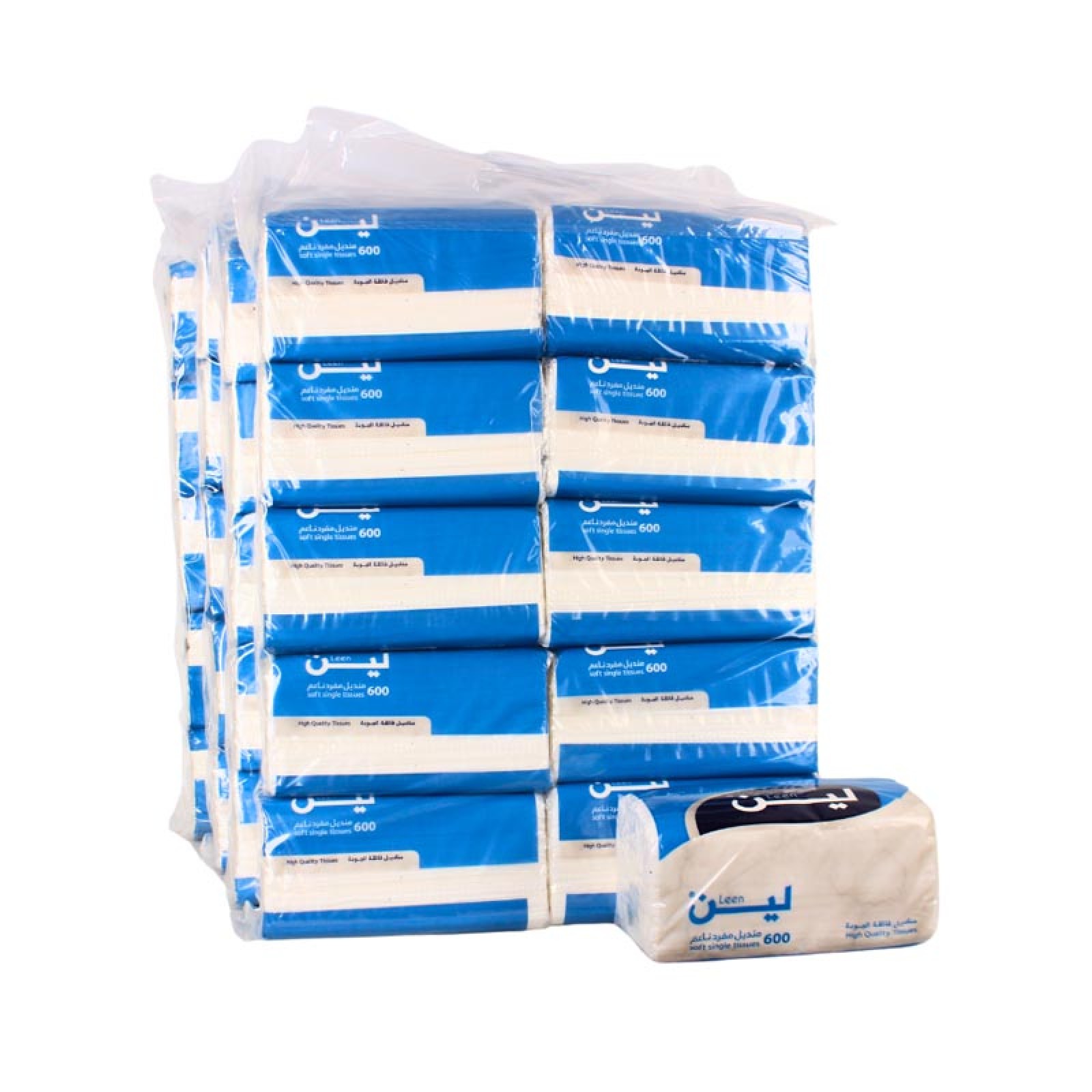 Lin 600 Soft Single Tissues x 40 Packs (Carton)